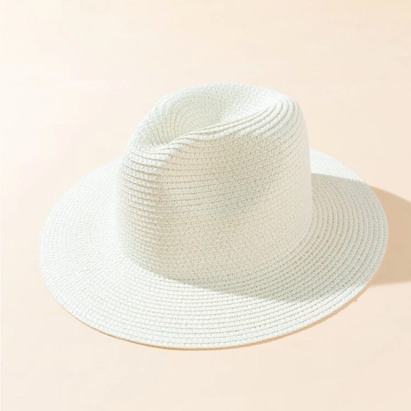 SHEIN | Accessories | Shein Beige Straw Hat | Poshmark